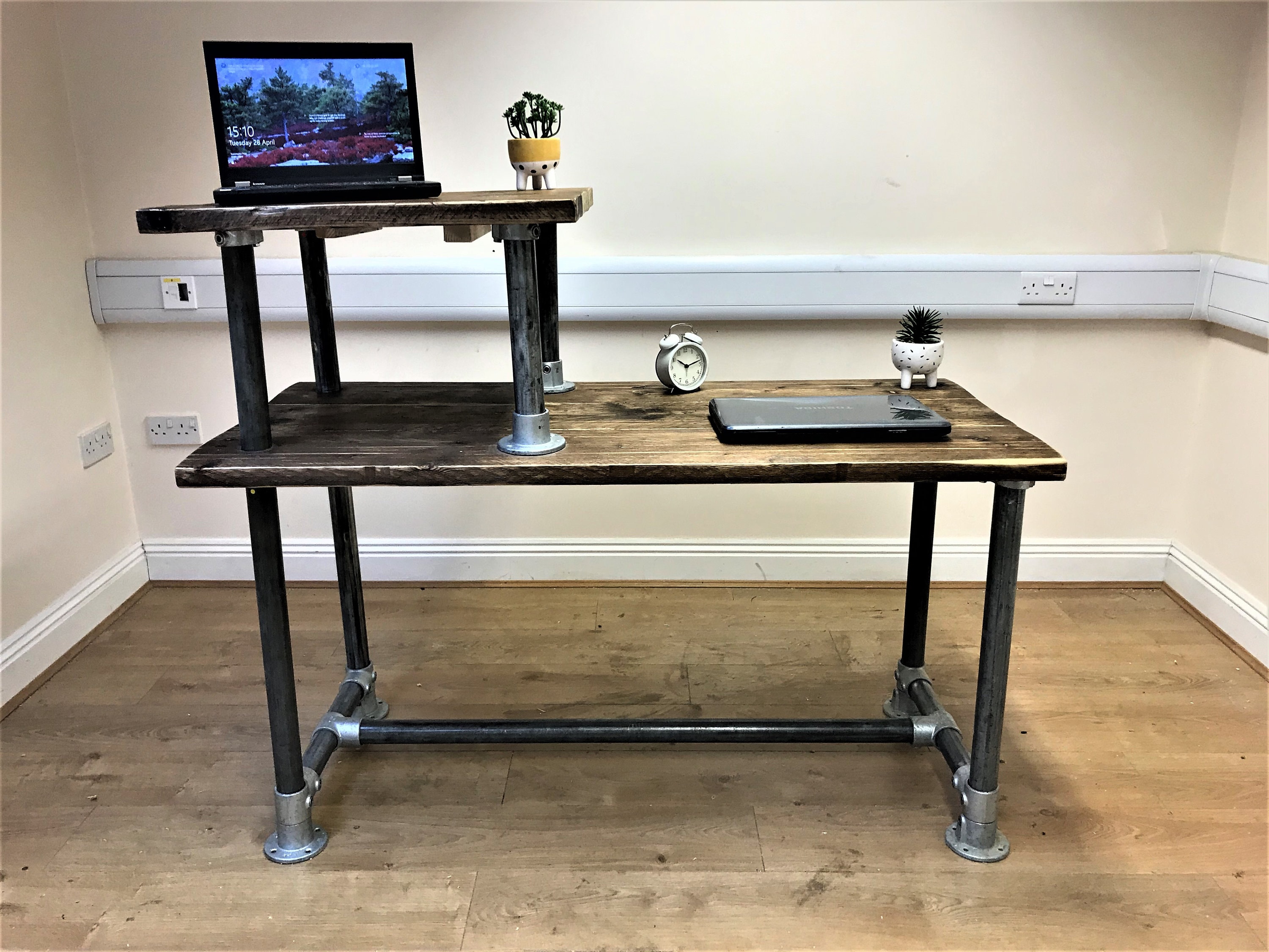 Standing & Seated Desk Bar Desk Office Desk Custom Made | Etsy UK