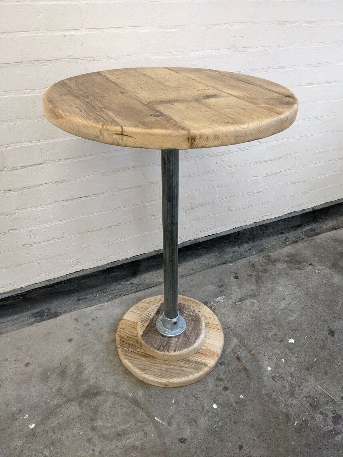 Rustic Poseur Table Reclaimed Bar Table Sustainably | Etsy