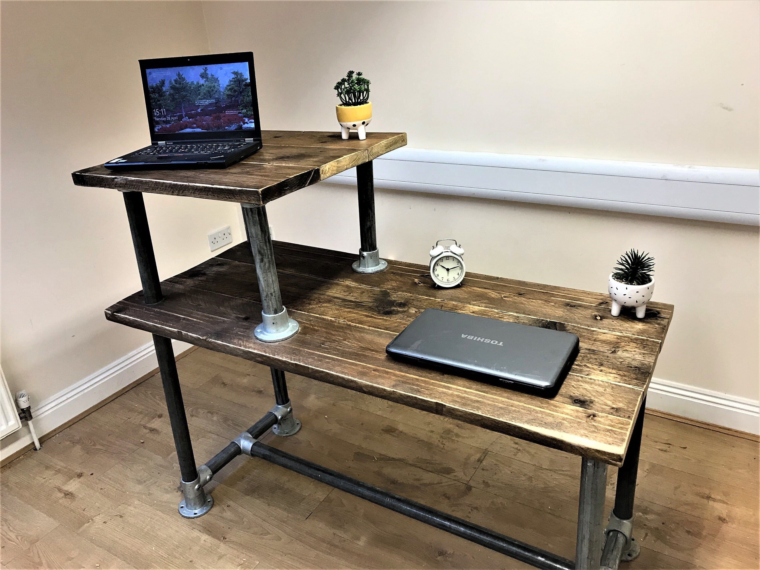 Standing & Seated Desk Bar Desk Office Desk Custom Made | Etsy UK