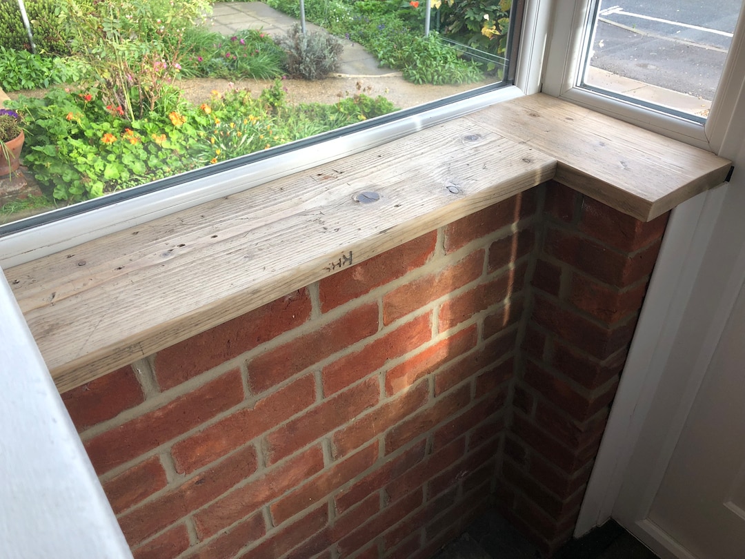 Rustic Scaffold Board Shelving, Window Sill, Window Ledge THE CHALK - Etsy