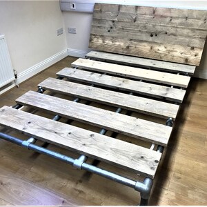 Scaffold Bed Using Recycled Reclaimed Industrial Steel and | Etsy UK
