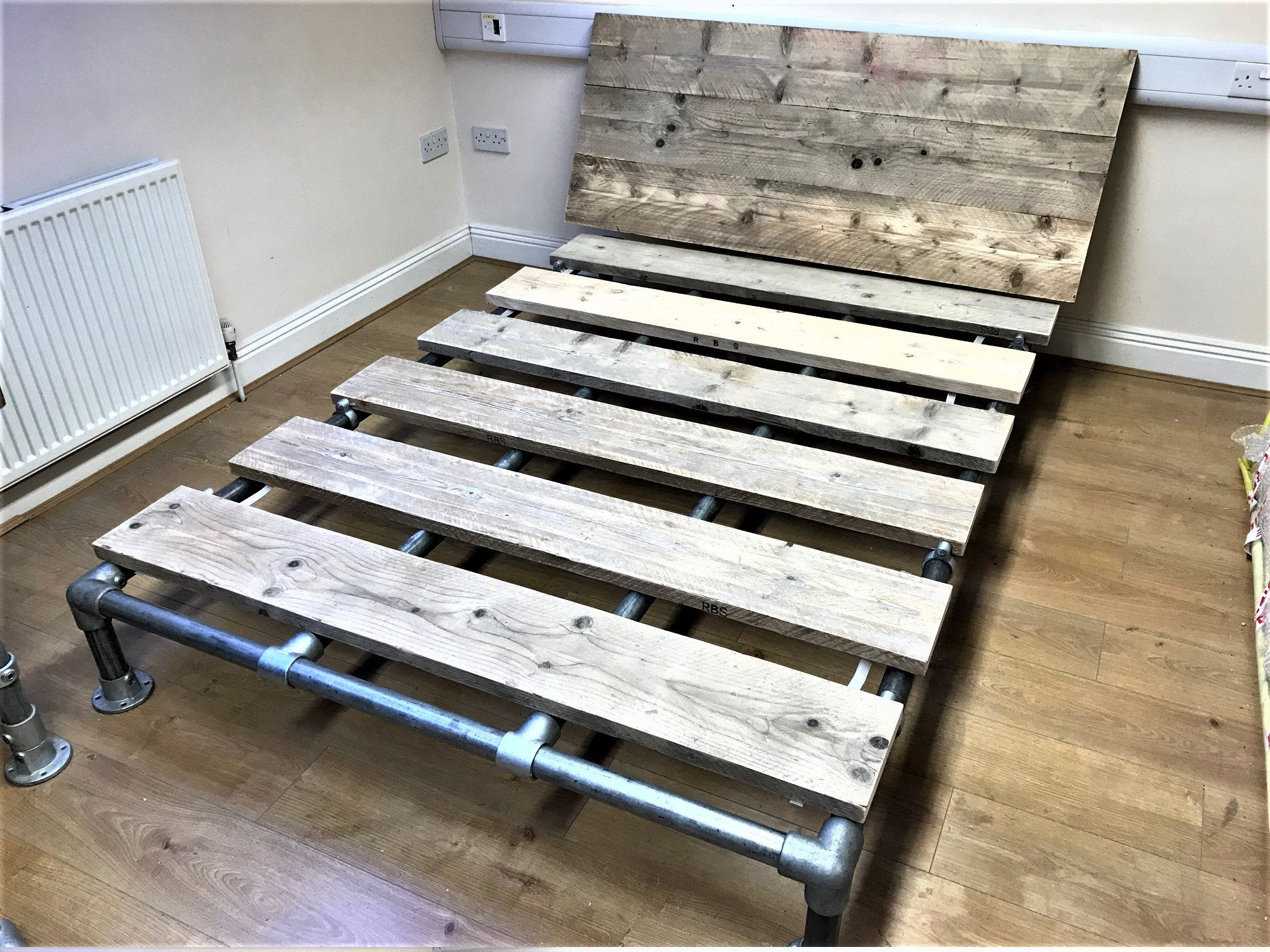 Scaffold Bed Using Recycled Reclaimed Industrial Steel and - Etsy UK
