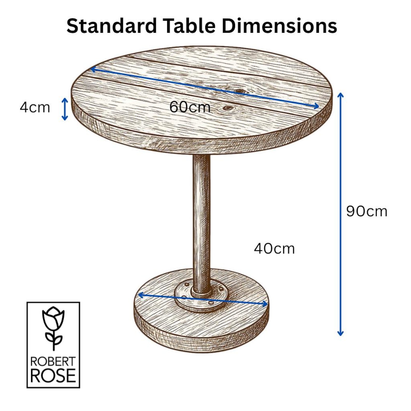 Rustic Poseur Table | Reclaimed Bar Table | Sustainably Sourced Wood ...