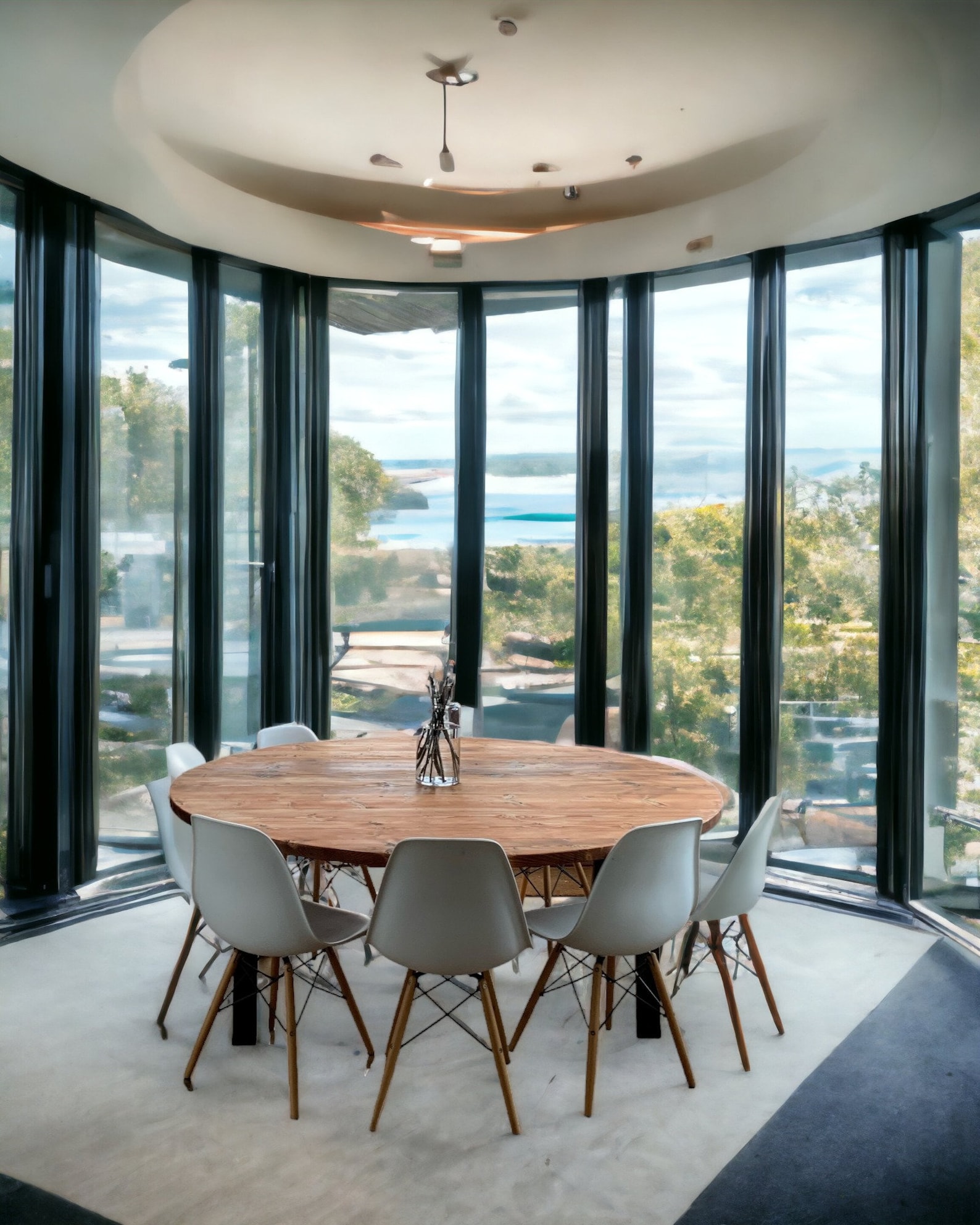 Circular Round Table, Custom Made Reclaimed Scaffold Boards Industrial ...