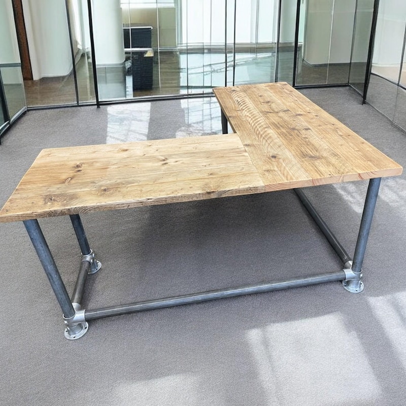 T Shaped Desk - Etsy