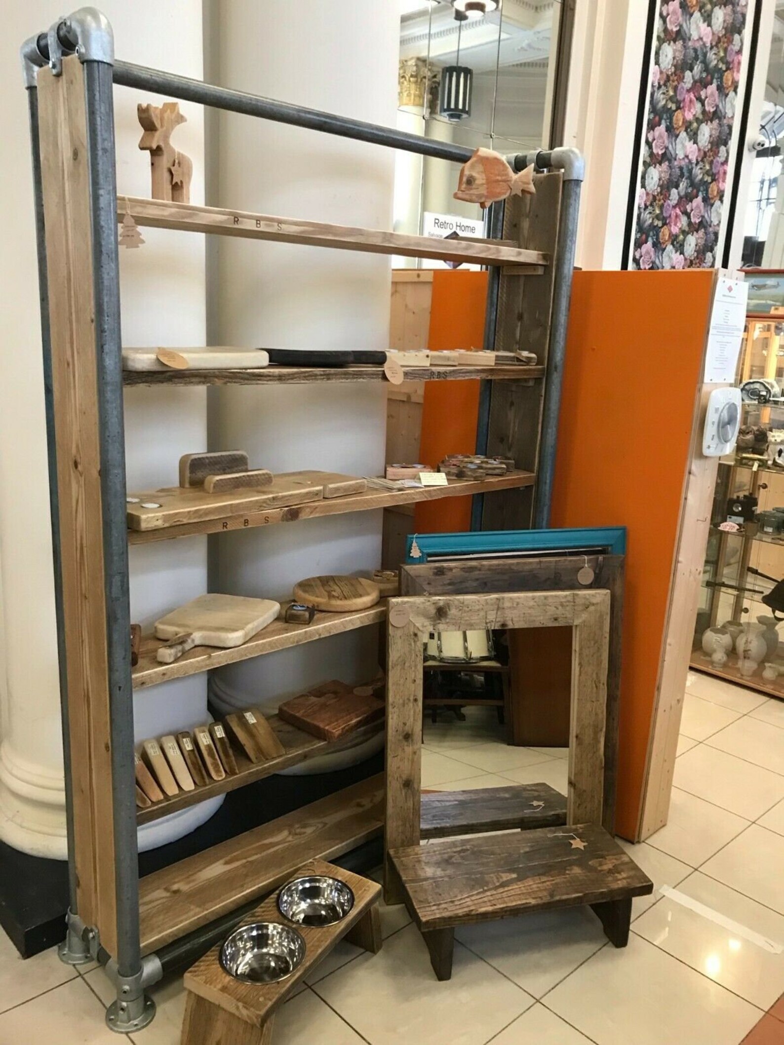 Wide Shelving Unit Shop Unit Office Storage Unit Reclaimed - Etsy