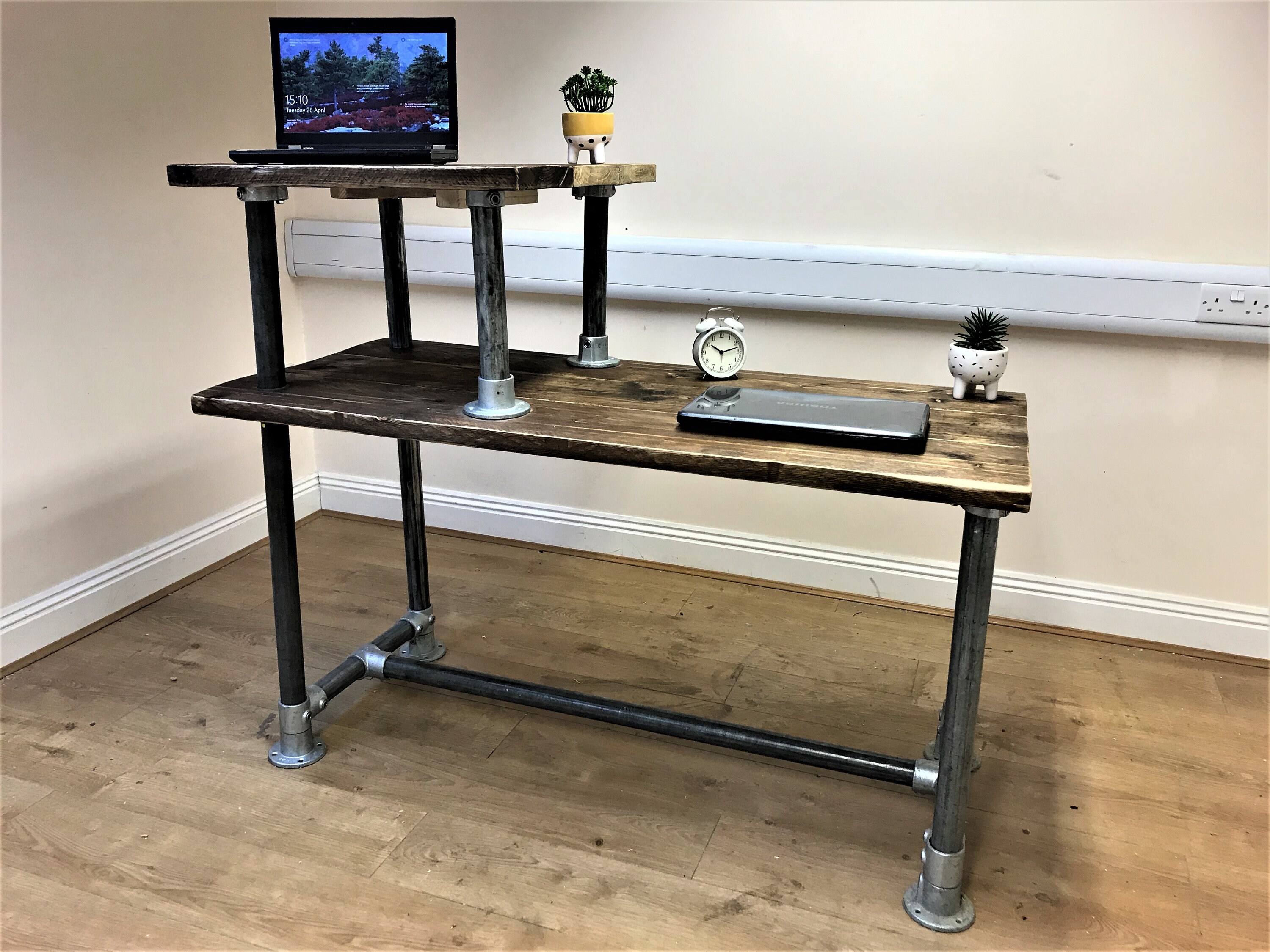 Standing & Seated Desk Bar Desk Office Desk Custom Made | Etsy UK