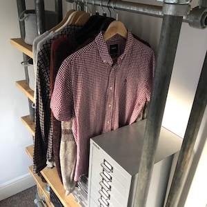 Industrial Open Wardrobe With Drawers | Reclaimed Scaffolding| THE ...