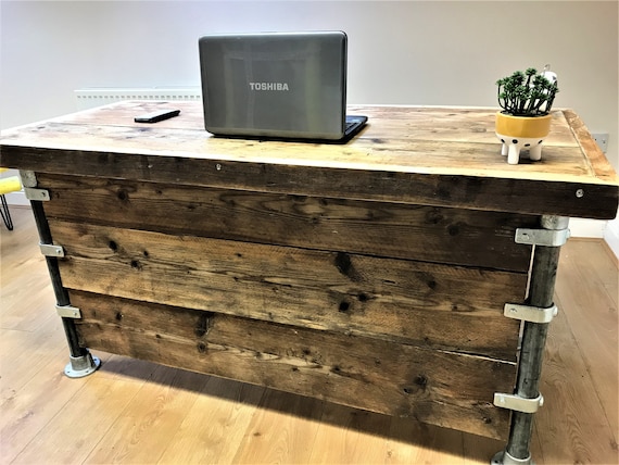 Industrial Look Custom Made From Reclaimed Scaffold Boards For Rustic ...