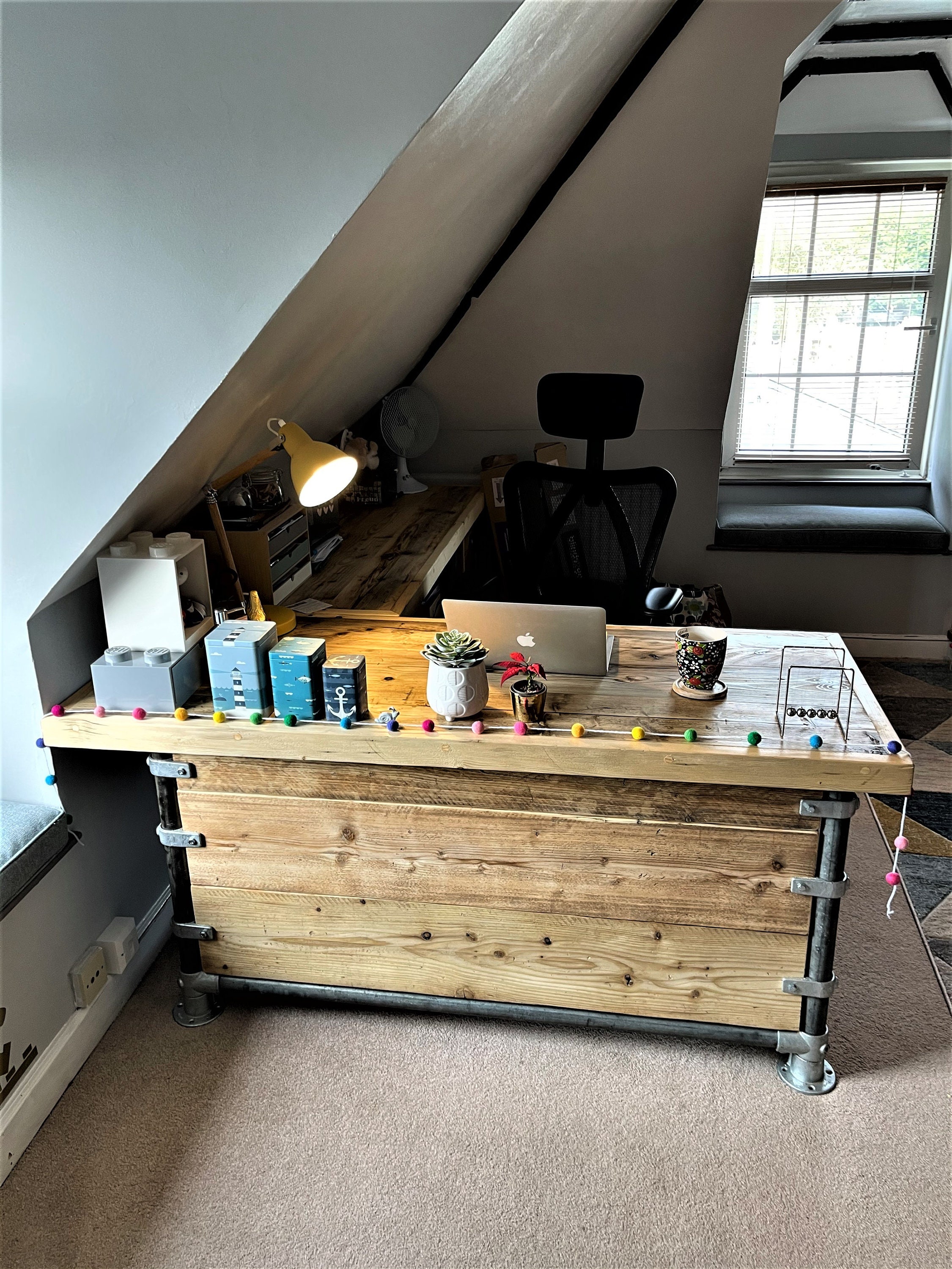 Richmond Corner Desk Office Desk Custom Made Reclaimed - Etsy UK