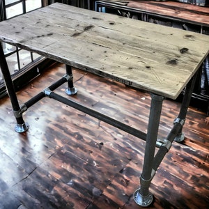 The Ashwood Desk - Office Desk, Custom Made From Reclaimed Scaffold ...