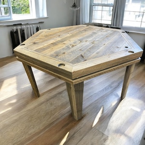 Hexagonal Gaming Table | D&D Pathfinder | Hexagon Table | Reclaimed ...