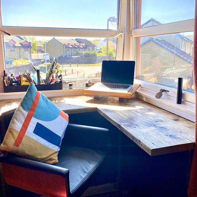 Standing Corner Desk Bar Desk Office Desk Custom Made From | Etsy