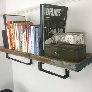 Rustic Scaffold Board Shelving Using Reclaimed Scaffold Boards. These ...