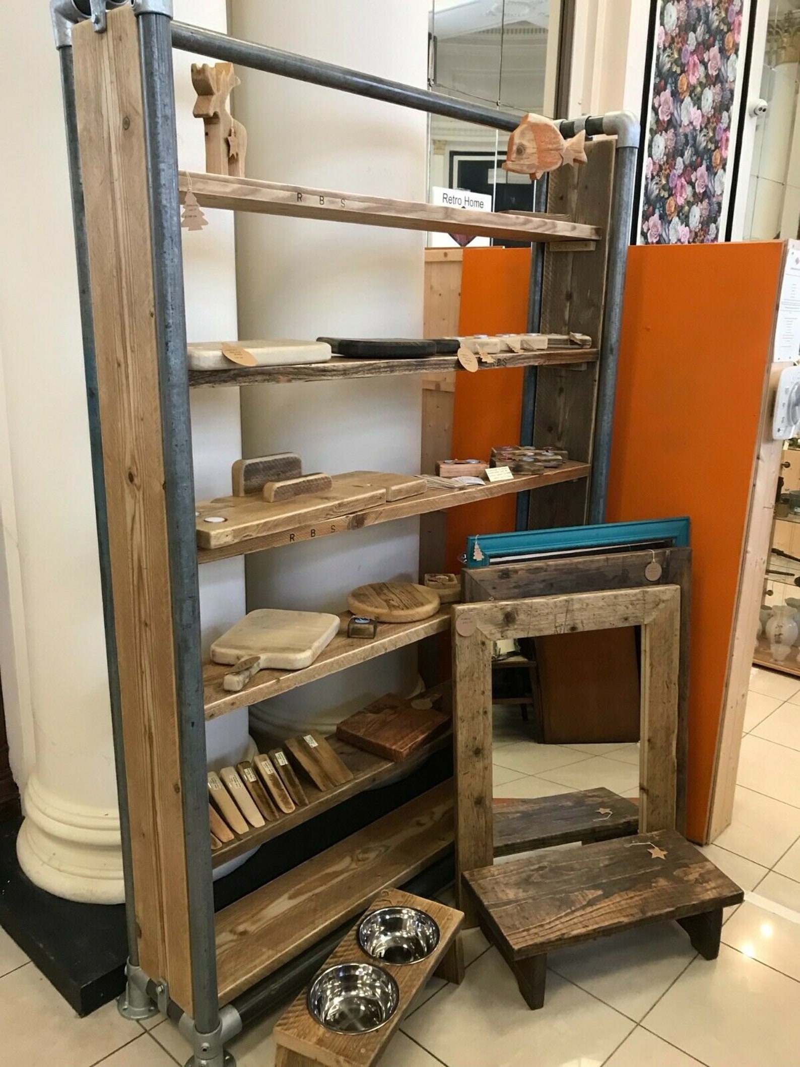 Wide Shelving Unit Shop Unit Office Storage Unit Reclaimed - Etsy