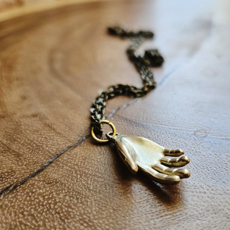 Brass Hand - Etsy