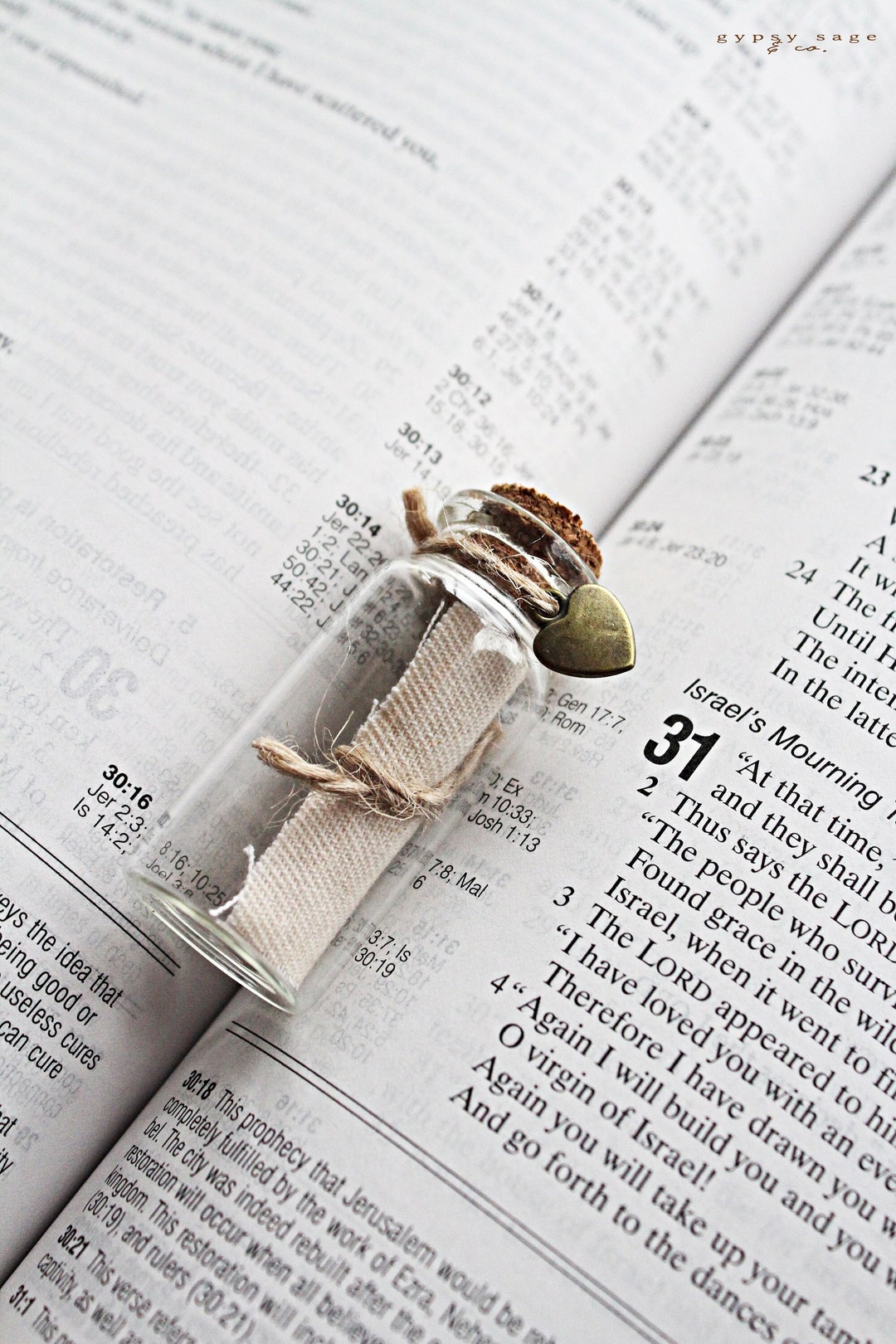 SURPRISE Scripture / Message in a Bottle / Christian Gift / Bible Verse ...