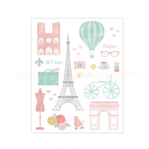 Paris Print. Printable Poster. Paris Wall Art. Travel Poster. Digital ...