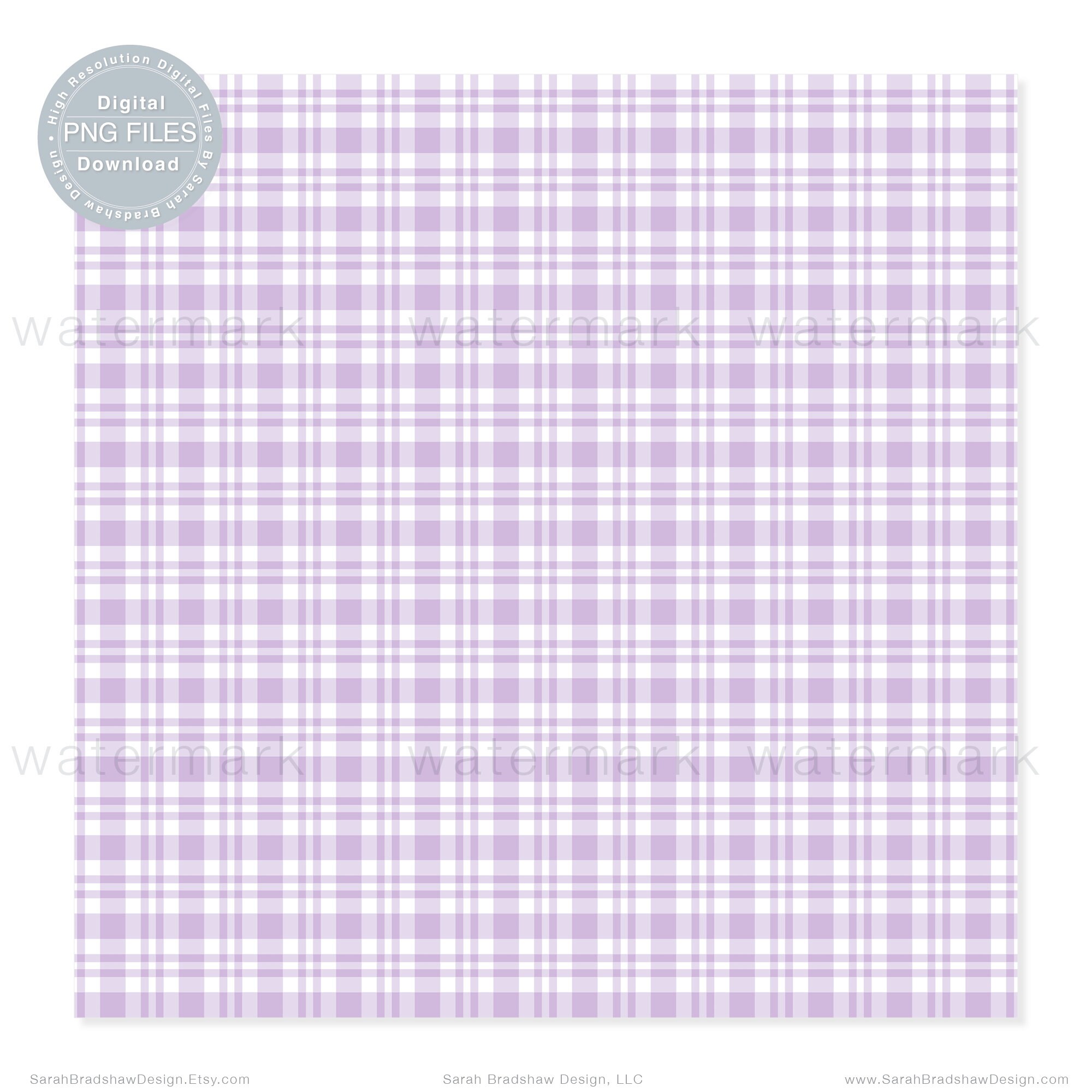 Light Purple Digital Paper: Seamless Plaid, Gingham, Polka Dot (PNG) - Etsy