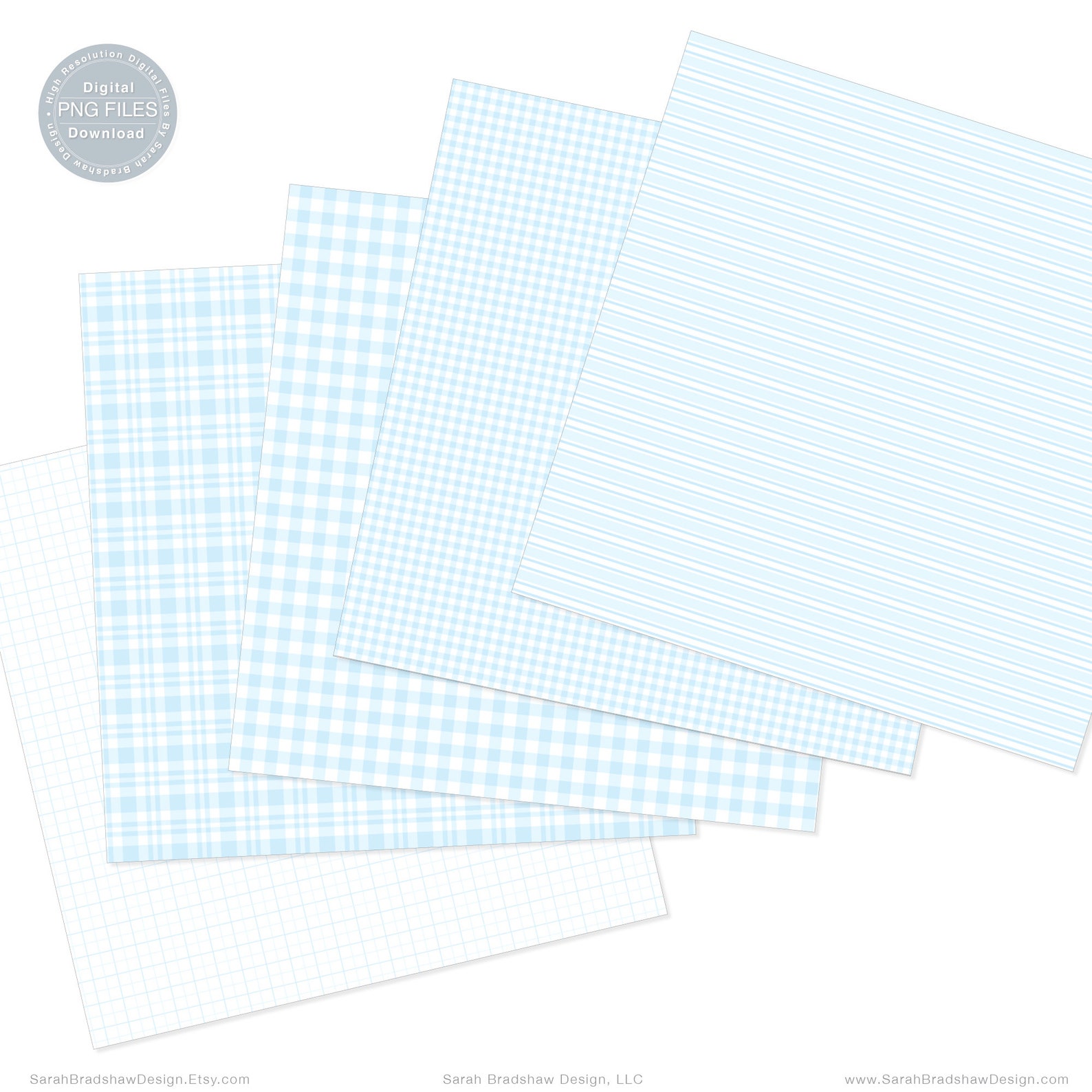Seamless Digital Paper. Digital Pattern. Light Blue Digital Paper ...