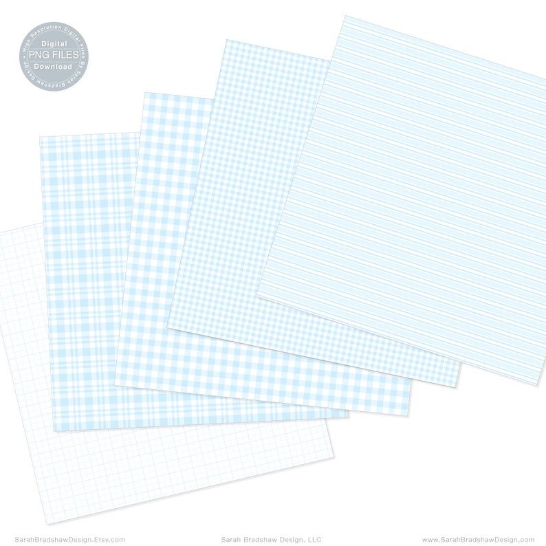 Seamless Digital Paper. Digital Pattern. Light Blue Digital Paper ...