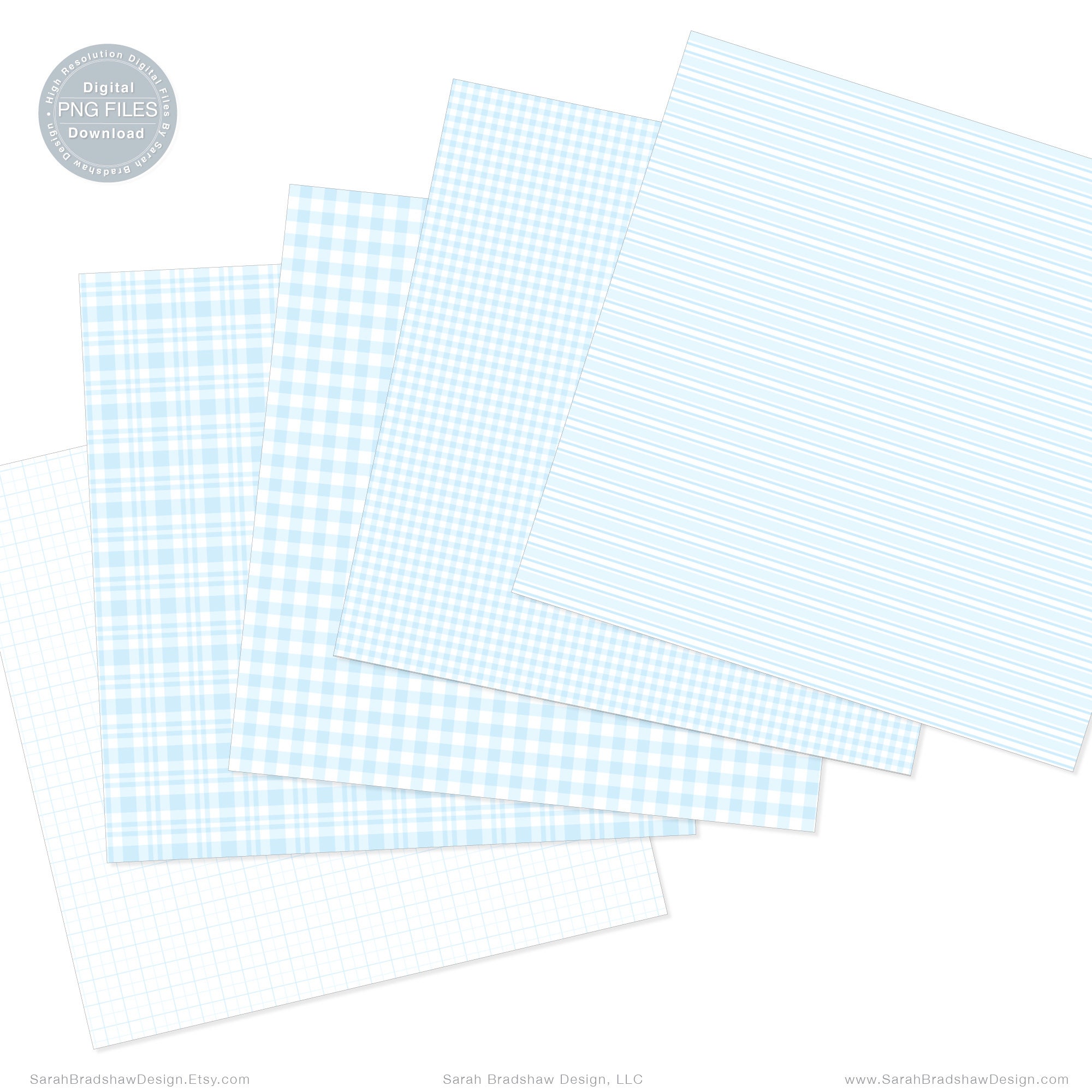 Seamless Digital Paper. Digital Pattern. Light Blue Digital Paper ...