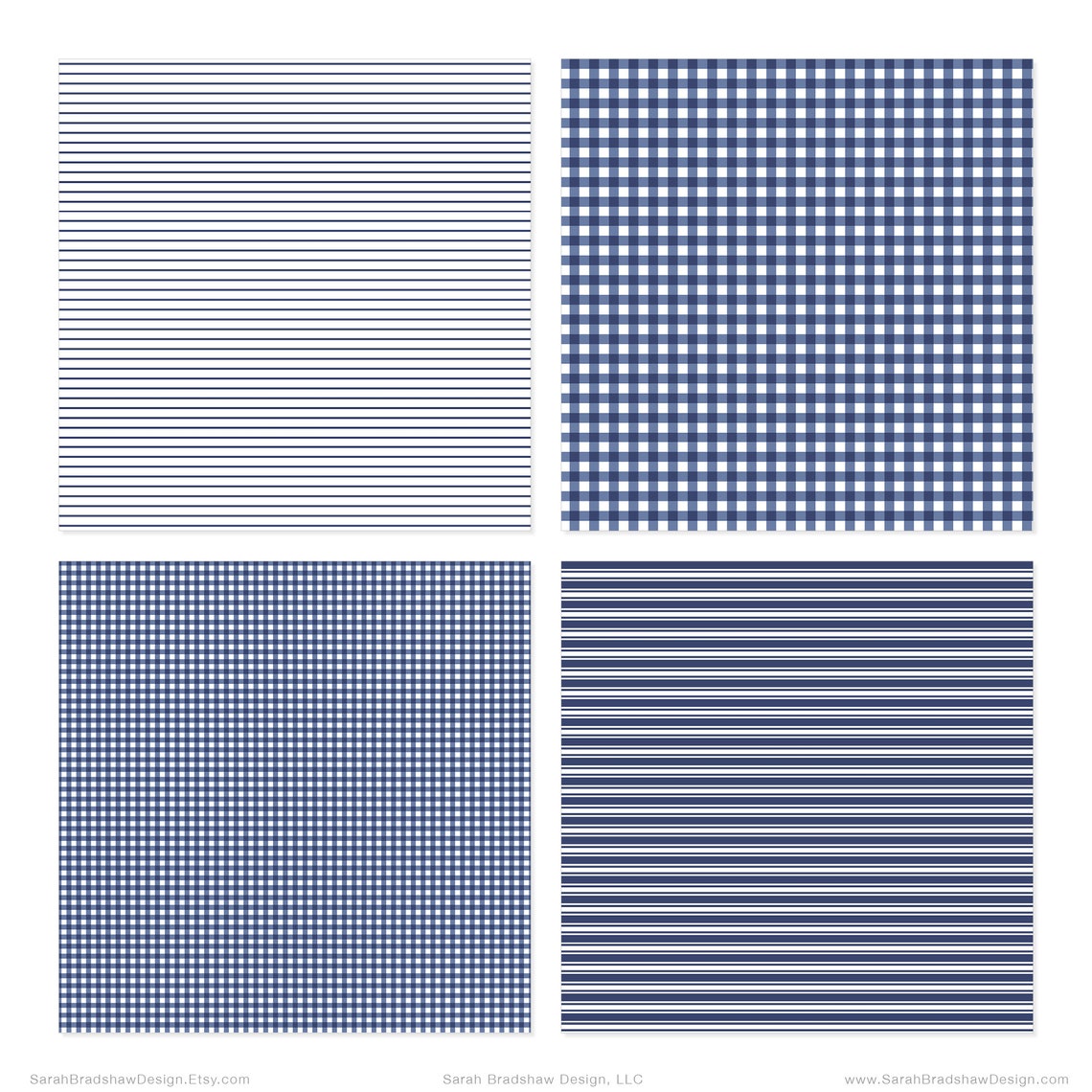 Seamless Digital Paper. Digital Pattern. Navy Blue Digital Paper. Plaid ...