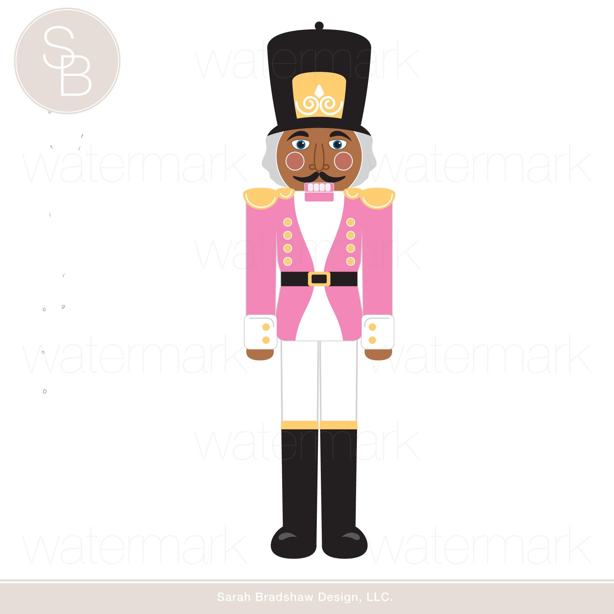 Pink Nutcracker Clip Art Set. Pink Nutcracker Clip Art. Christmas Clip Art. Nutcracker Clipart ...