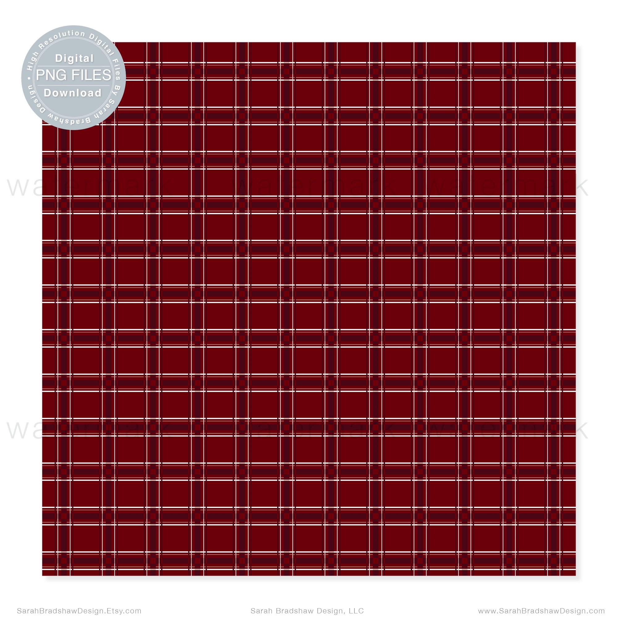 Seamless Digital Paper. Digital Pattern. Preppy Patterns. Maroon. Plaid ...