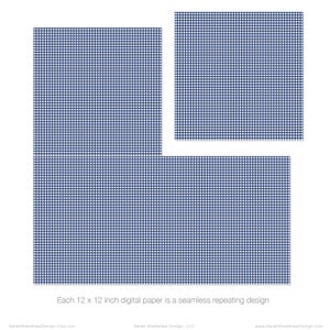 Seamless Digital Paper. Digital Pattern. Navy Blue Digital Paper. Plaid ...
