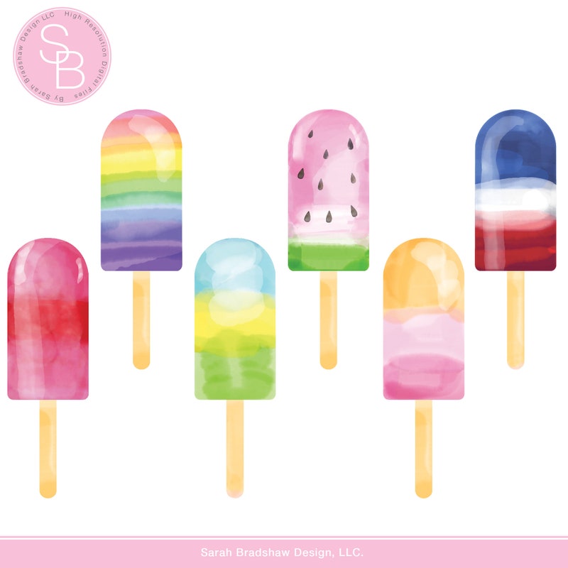 Popsicles Clip Art - Etsy