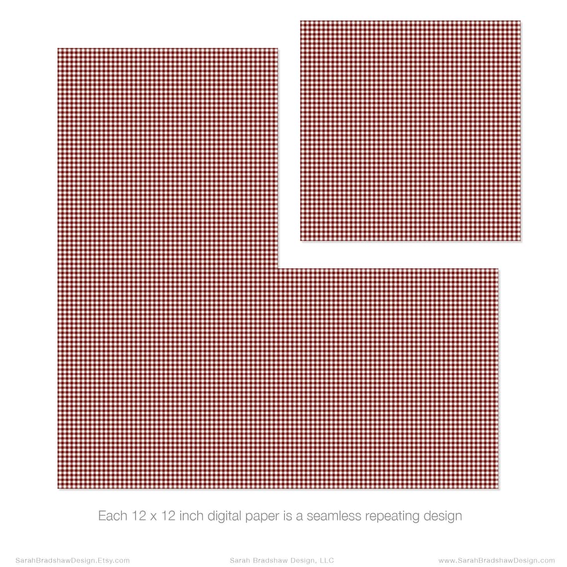 Seamless Digital Paper, Digital Pattern, Preppy Patterns, Maroon, Plaid ...