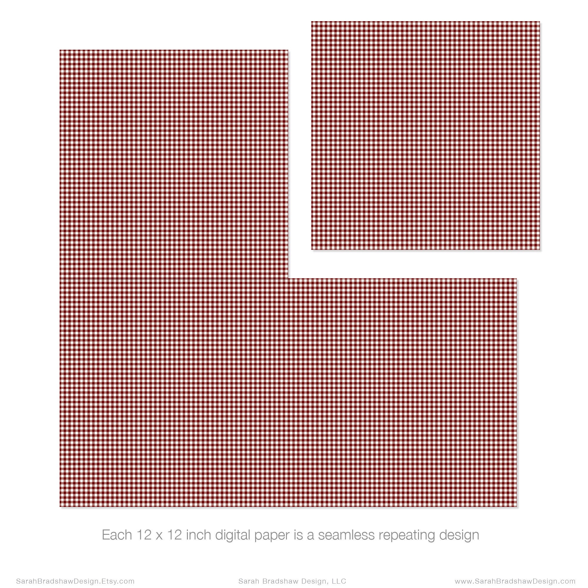 Seamless Digital Paper. Digital Pattern. Preppy Patterns. Maroon. Plaid ...