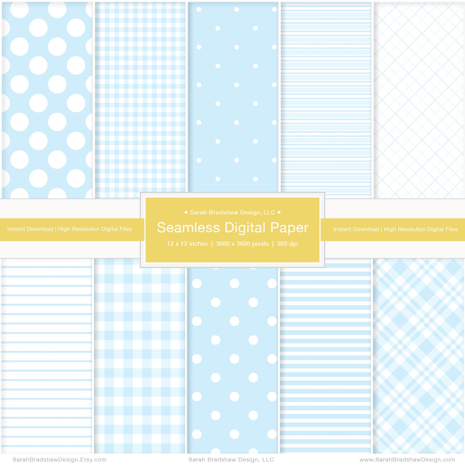 Seamless Digital Paper. Digital Pattern. Light Blue Digital Paper ...