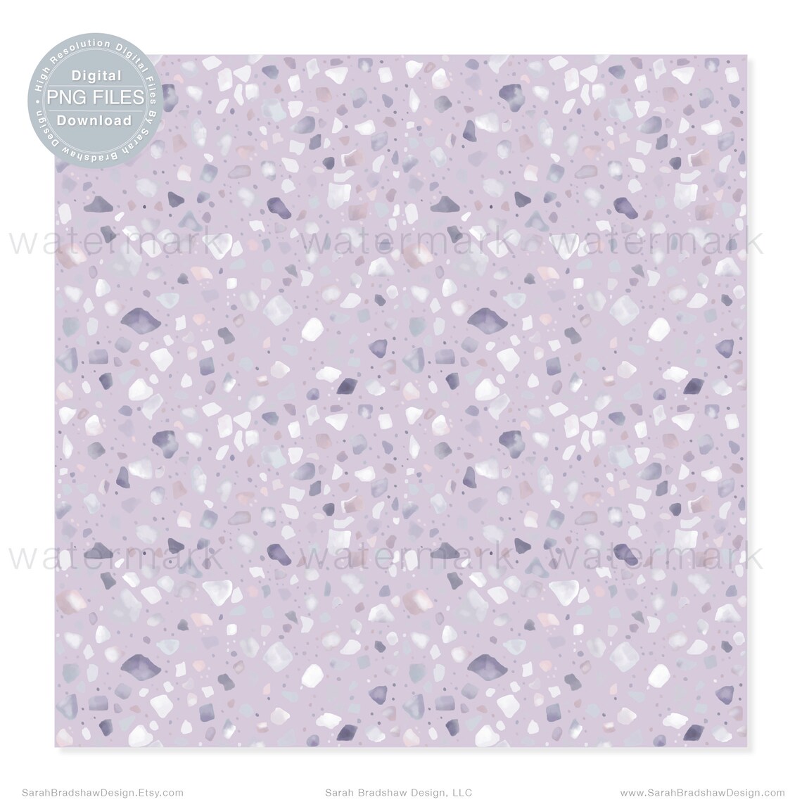 Seamless Digital Paper. Digital Pattern. Terrazzo Print. Seamless ...