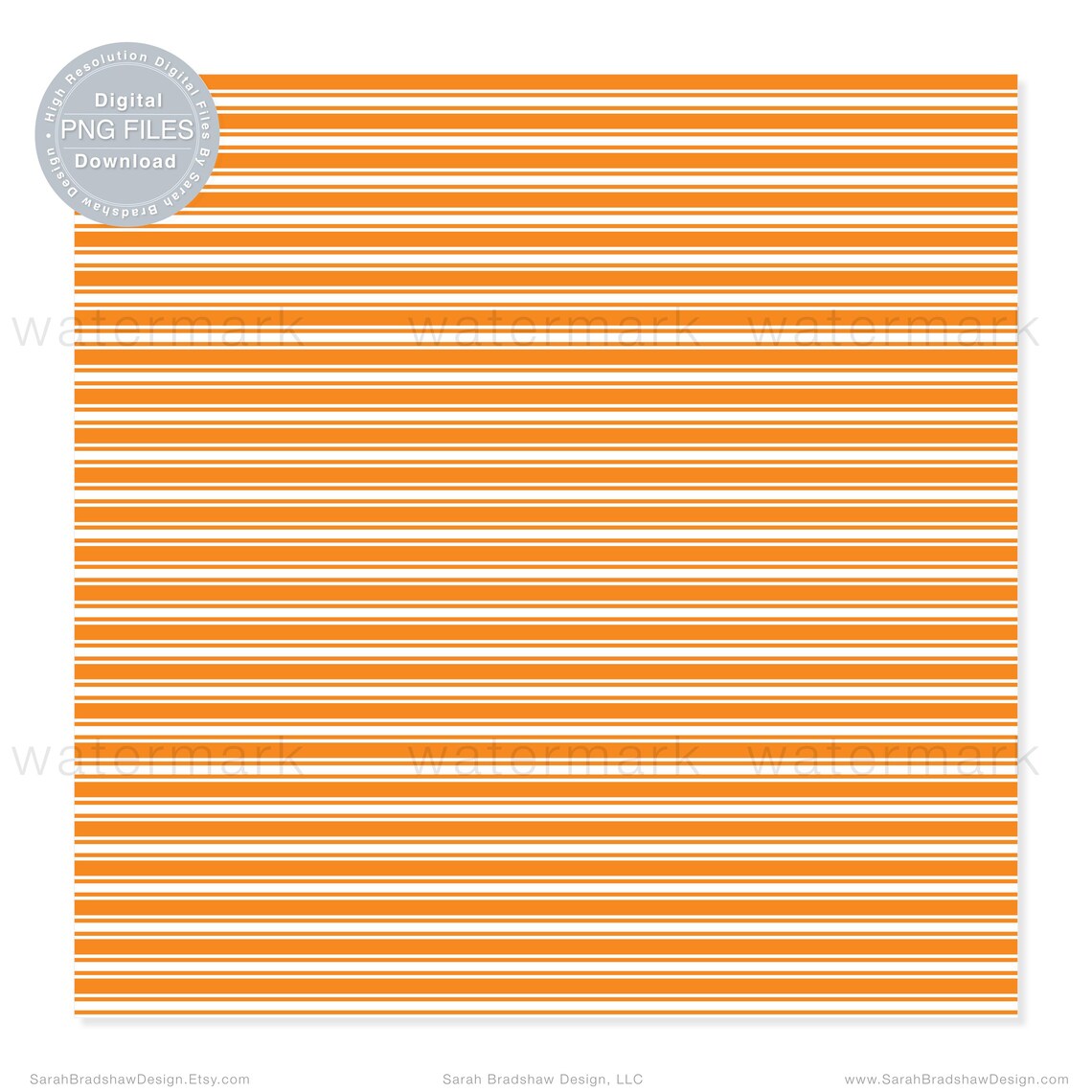 Seamless Digital Paper. Orange Digital Pattern. Orange Digital Paper ...