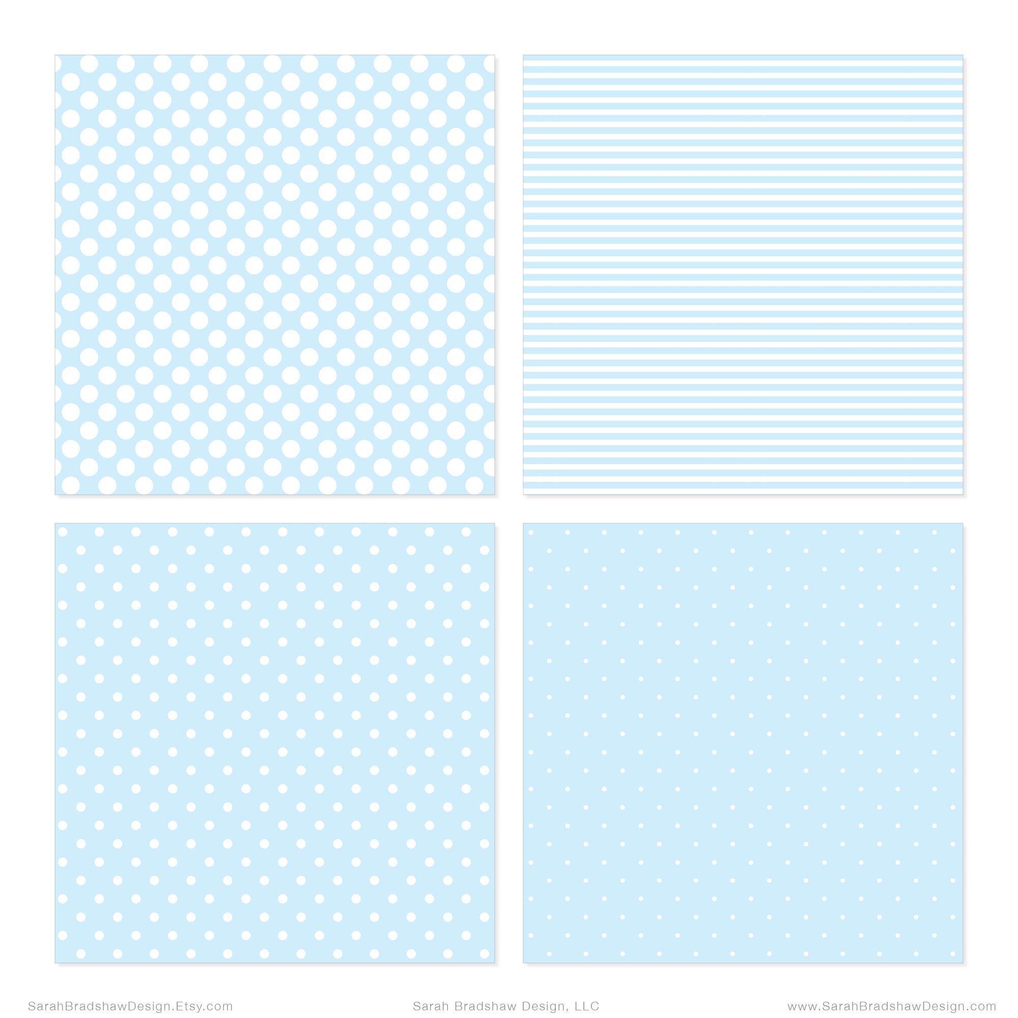 Seamless Digital Paper. Digital Pattern. Light Blue Digital Paper ...