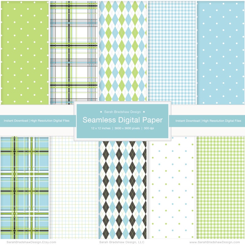 Blue and Green - Etsy