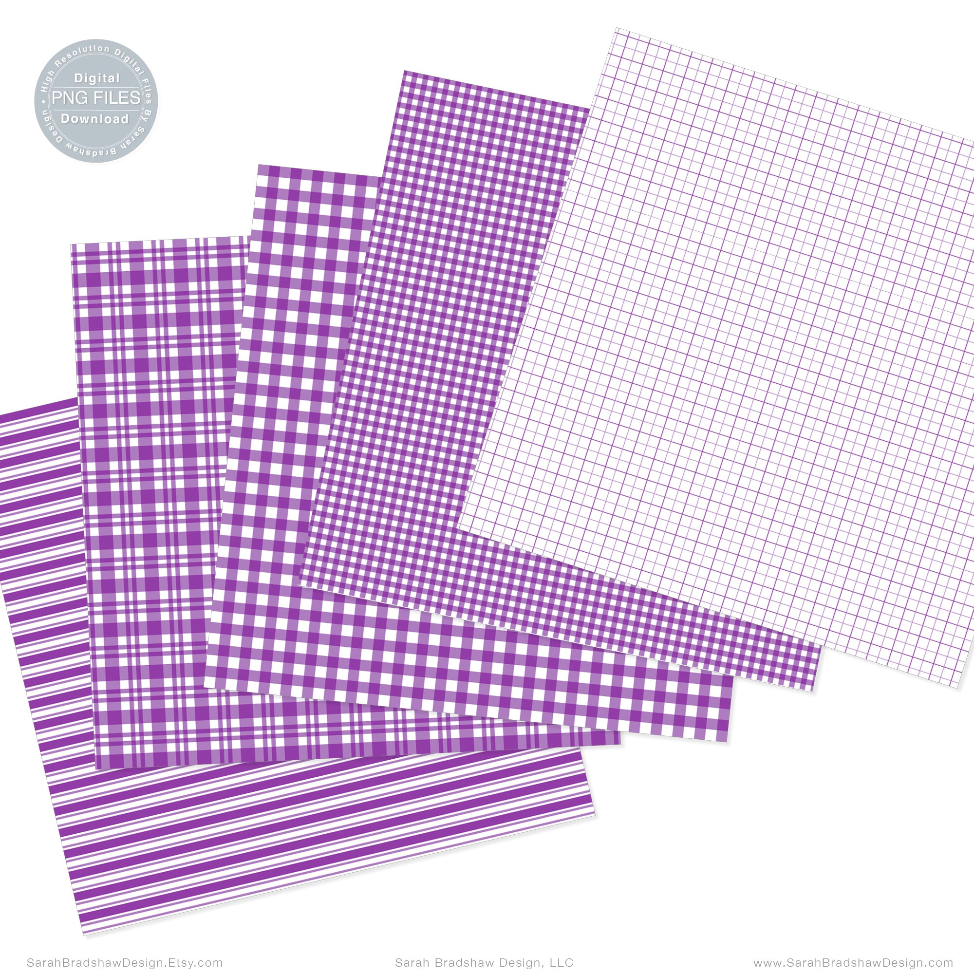 Seamless Digital Paper. Digital Pattern. Purple Digital Paper. Seamless ...