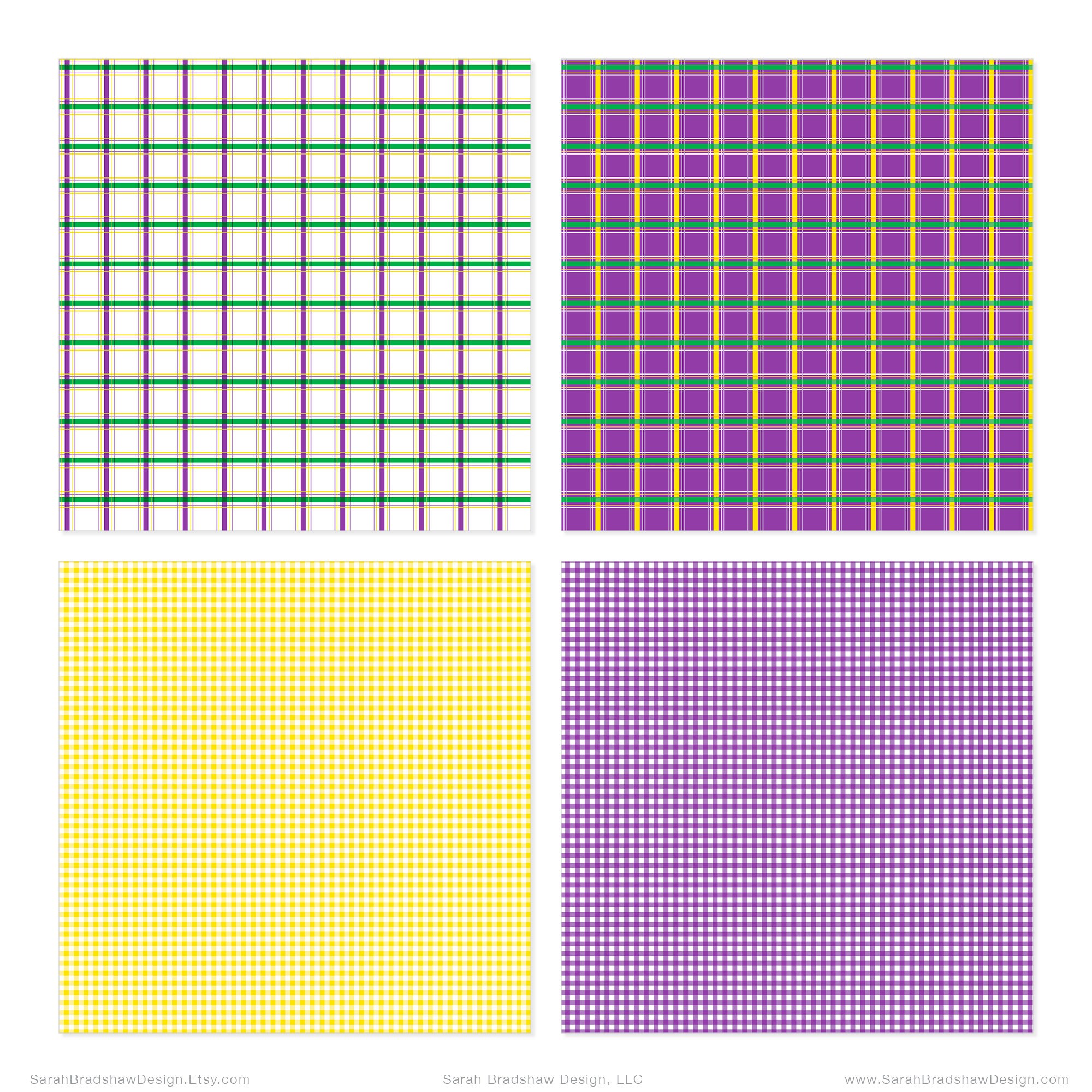 Seamless Digital Paper Digital Pattern Mardi Gras Digital Paper