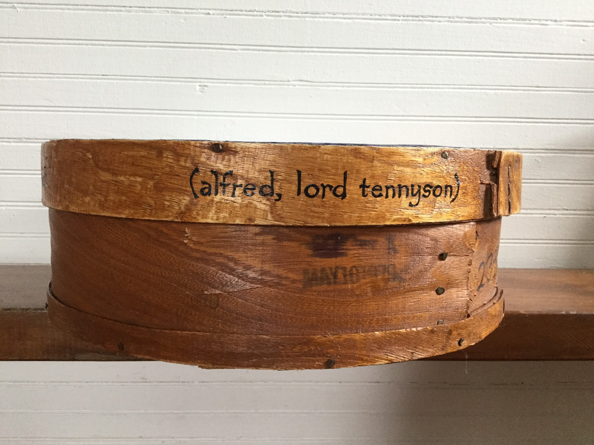 Refurbished Old Cheesebox Original Hand Painted Wooden Box - Etsy