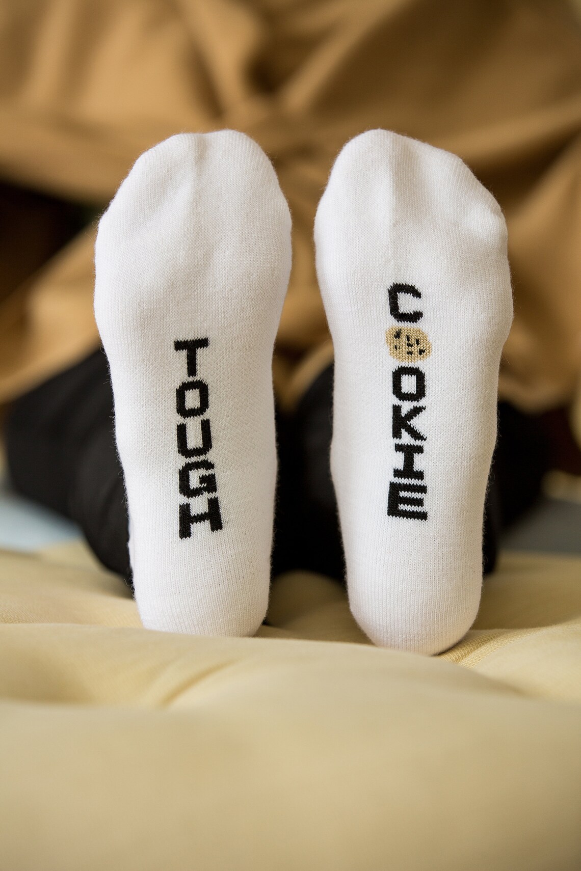 Inspirational Socks Tough Cookie Socks Daily Chemo Wear - Etsy