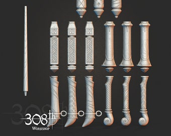Wands Hogwarts Legacy STL Digital Model 3D - Etsy