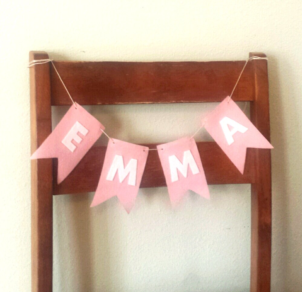 Custom Kids name banner personalized gift grandson gift | Etsy