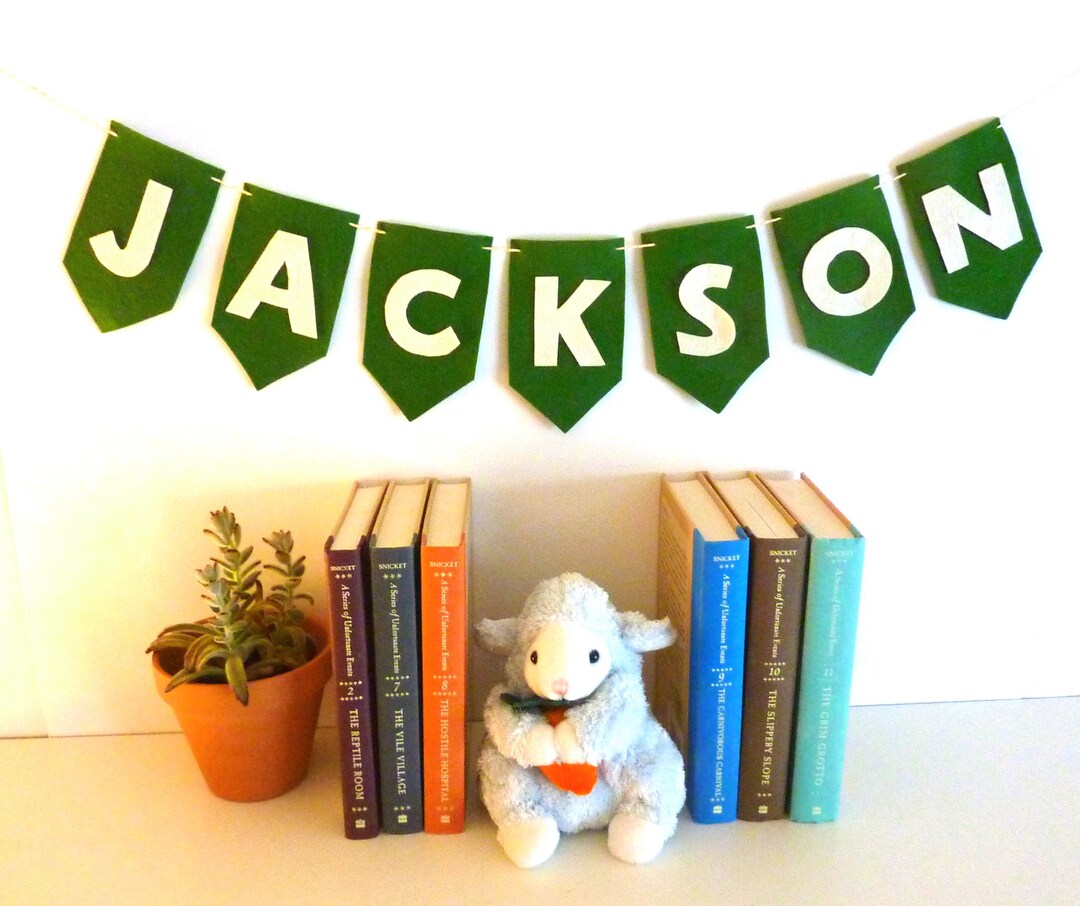 Custom Kids Felt Name Sign Kids Bedroom Decor Birthday Party - Etsy
