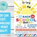 Editable Teacher Appreciation Thank You Gift Tag Sun Schools Out Summer ...