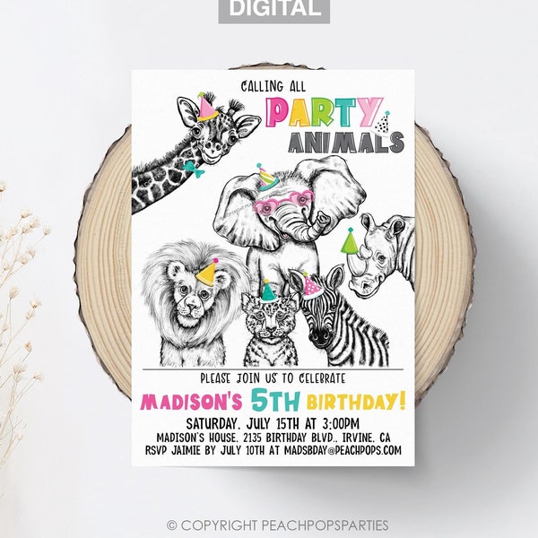 Zoo Themed Birthday - Etsy