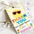 Editable Teacher Appreciation Thank You Gift Tag Sun Schools Out Summer ...