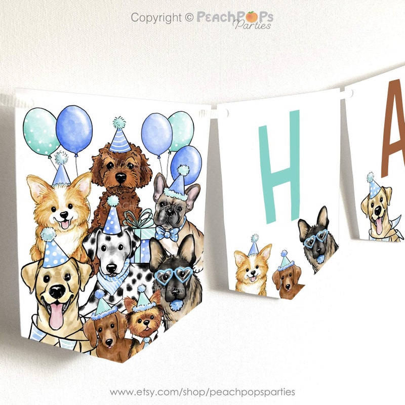 Dog Theme Banner - Etsy