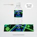 Editable Laser Tag Water Bottle Label Neon Party Glow Game Birthday ...